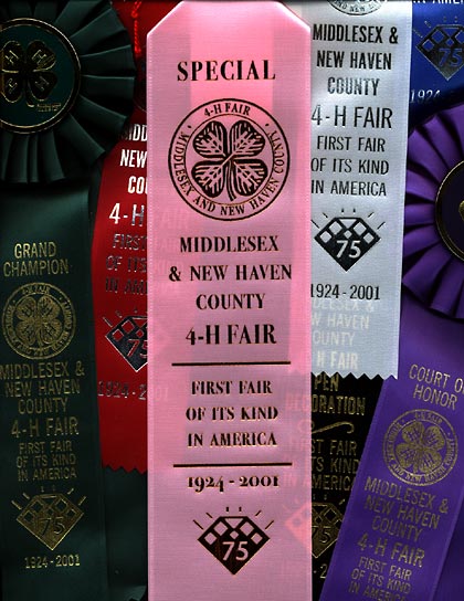 Ribbons for our 75th Fair